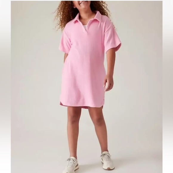 Athleta | Dresses | Newathleta Girllpinkjump In Terry Cloth Robe ...